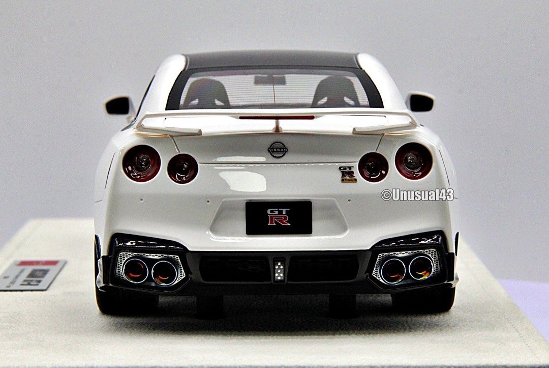 1/18 Make up Model Nissan R35 GTR T-Spec 2024 Brilliant White Pearl ...