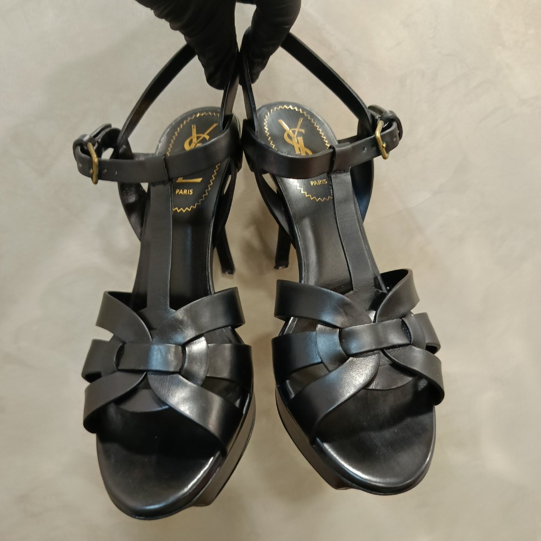 247006439 YSL SHOES HEELS SIZE 37 TRIBUTE BLACK, Luxury, Sneakers ...