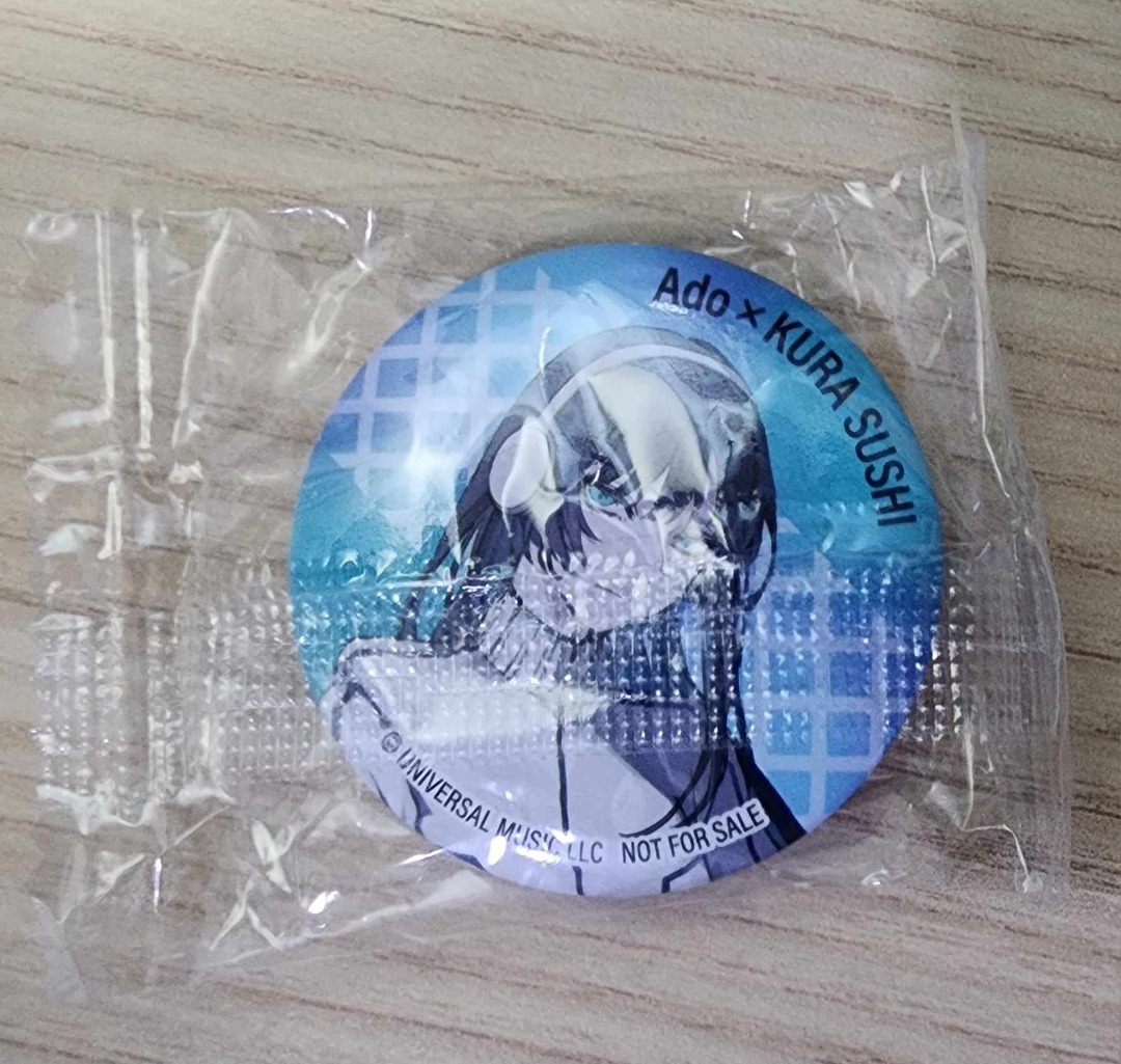 Ado x KURASUSHI Badge, Hobbies & Toys, Collectibles & Memorabilia, J ...