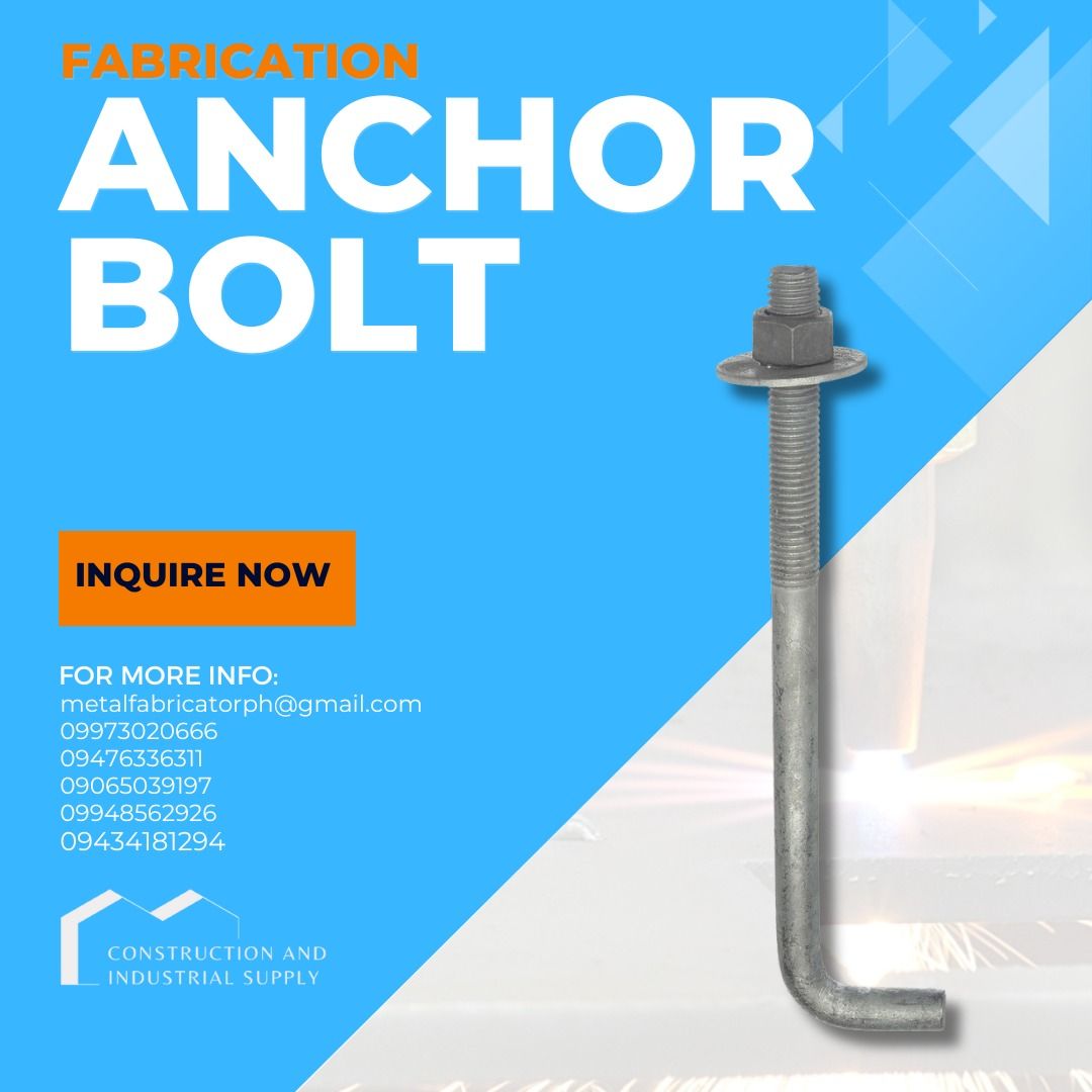 Anchor Bolt | Northern Uprising Construction | Base Plate | Metal ...