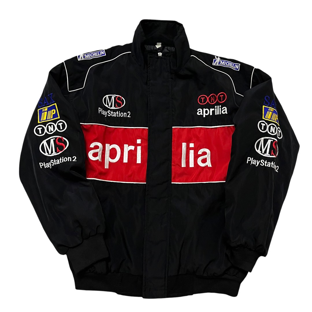 APRILIA JACKET RACING MOTORSPORT EMBROIDERY STREETWEAR, Men's Fashion ...