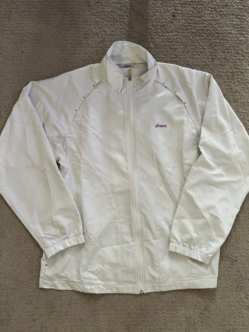 ASICS track jacket, Men's Fashion, Activewear on Carousell