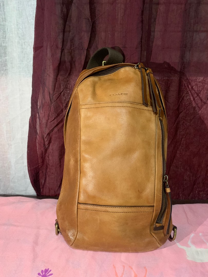 Authentic Coach sling Backpack, Men's Fashion, Bags, Sling Bags on ...
