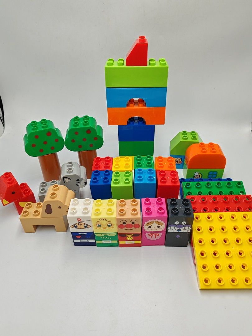 Bandai Block Labo Anpanman The First Block Bucket, Hobbies & Toys, Toys ...