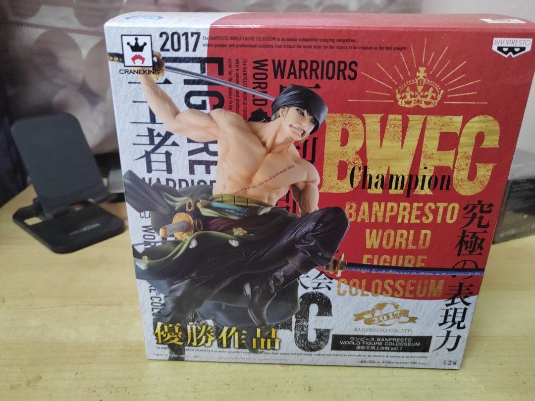 Banpresto Zoro BWFC Vol. 1 1st edition winner rare, Hobbies & Toys, Toys & Games on Carousell