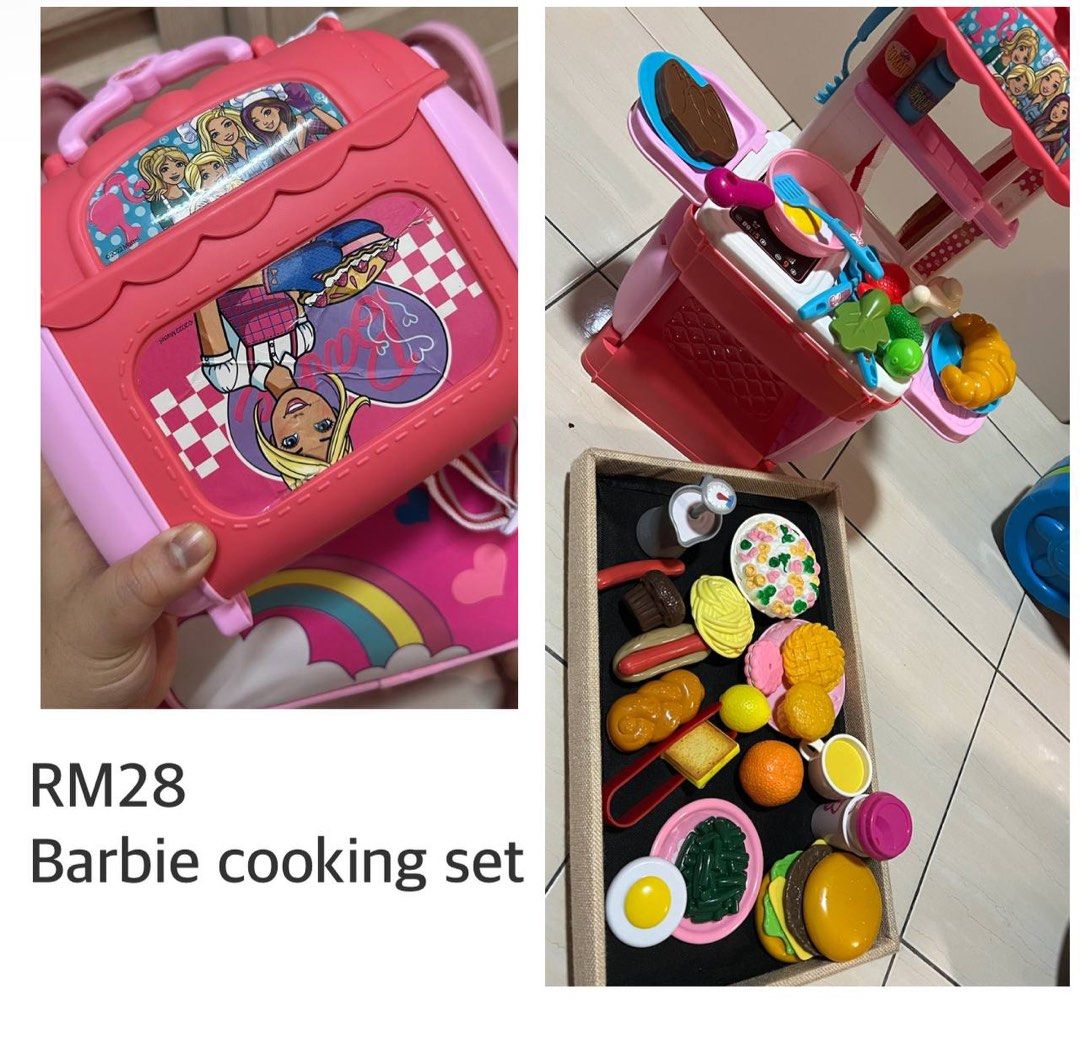 Barbie Cooking Set, Hobbies & Toys, Toys & Games on Carousell