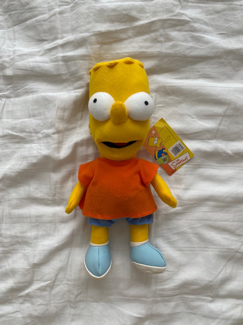 Bart Simpsons Plushie, Hobbies & Toys, Toys & Games on Carousell