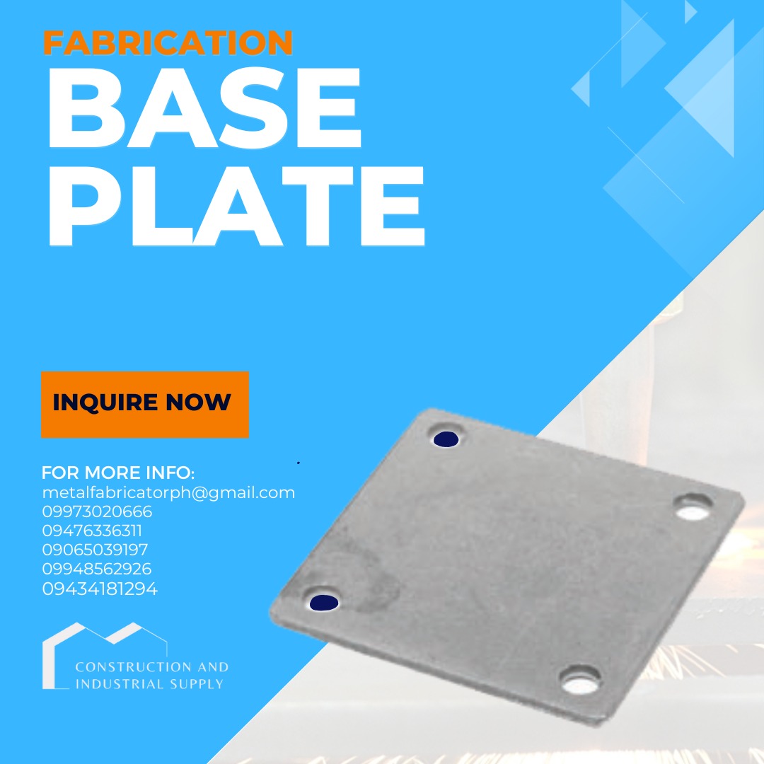 Base Plate | Threaded Rebars | Machine Bolt | Metal Fabrication | Shear ...