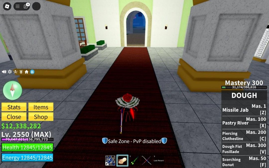 Blox Fruit Account - DOUGH V2/GODHUMAN/CDK/SOUL GUITAR/SCYTHE/ALL SWORD ...