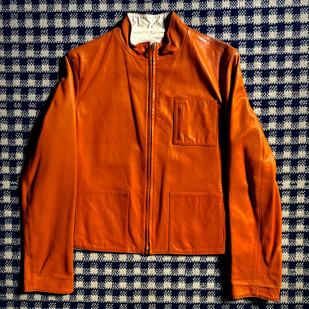 Chavier Oliver Reversible Leather Jacket, Women's Fashion, Coats ...