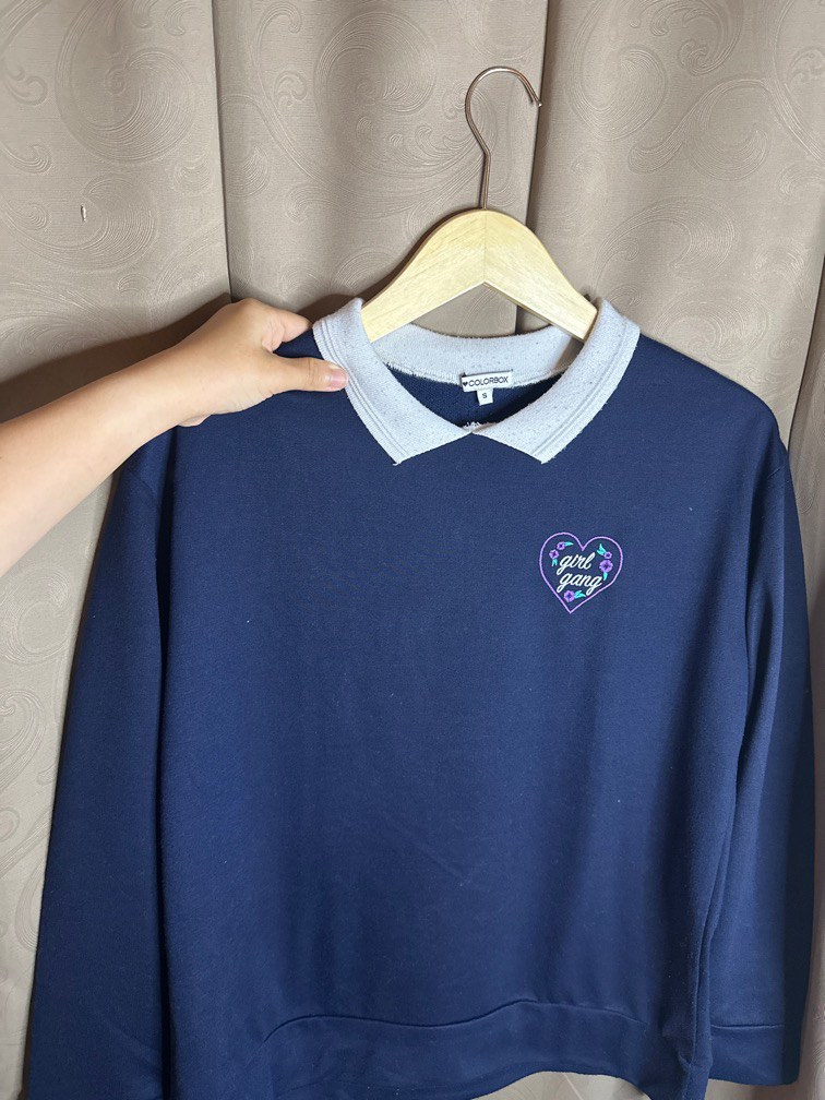 Colorbox Sweater Girl Gang, Fesyen Wanita, Pakaian Wanita, Atasan di ...