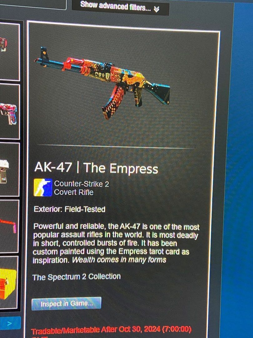 Counter strike csgo 2 the empress AK47, Video Gaming, Video Games, Others on Carousell