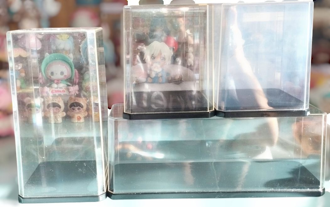 Daiso Japan Toy Figure Acrylic Display Storage Box Collection, Hobbies ...