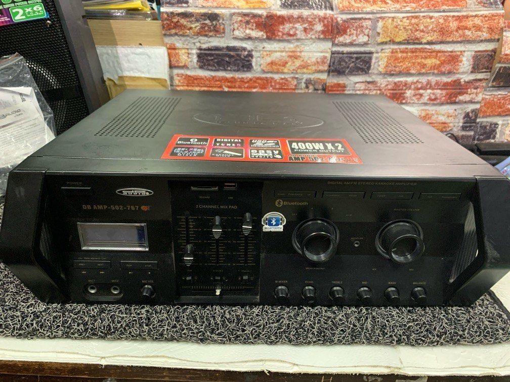 Dbaudio Amp 502 -797 400watts BT -220volts, Audio, Soundbars, Speakers ...