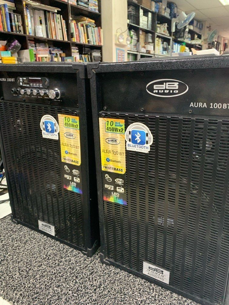 Dbaudio Pro Aura 100BT 450watts x2 10” Woofer 220volts Amplified ...