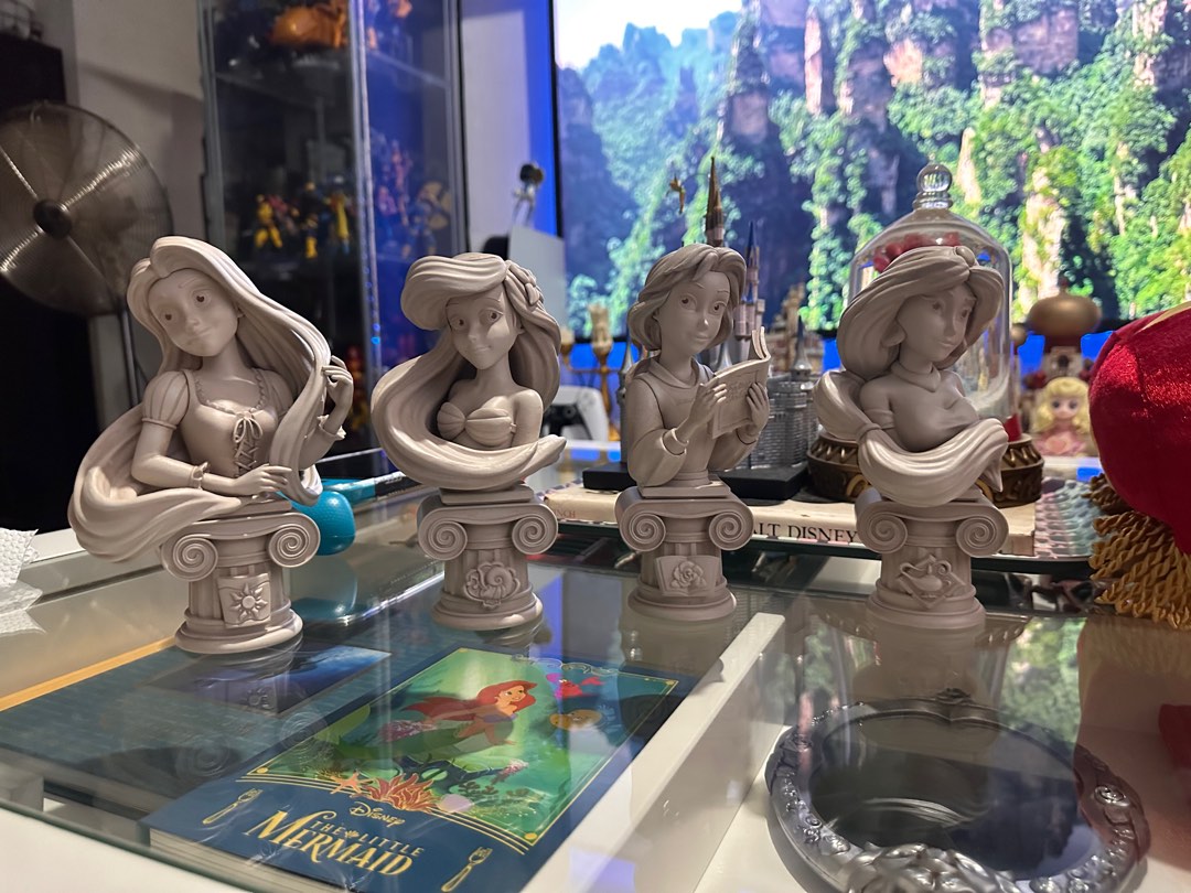 Disney Princess Bust Set by Beast Kingdom, Hobbies & Toys, Toys & Games ...