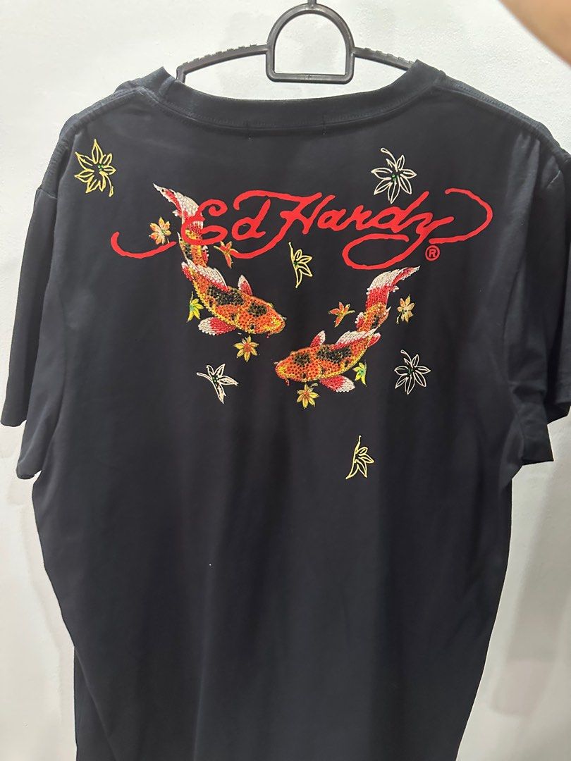 Ed hardy original koi, Men's Fashion, Activewear on Carousell