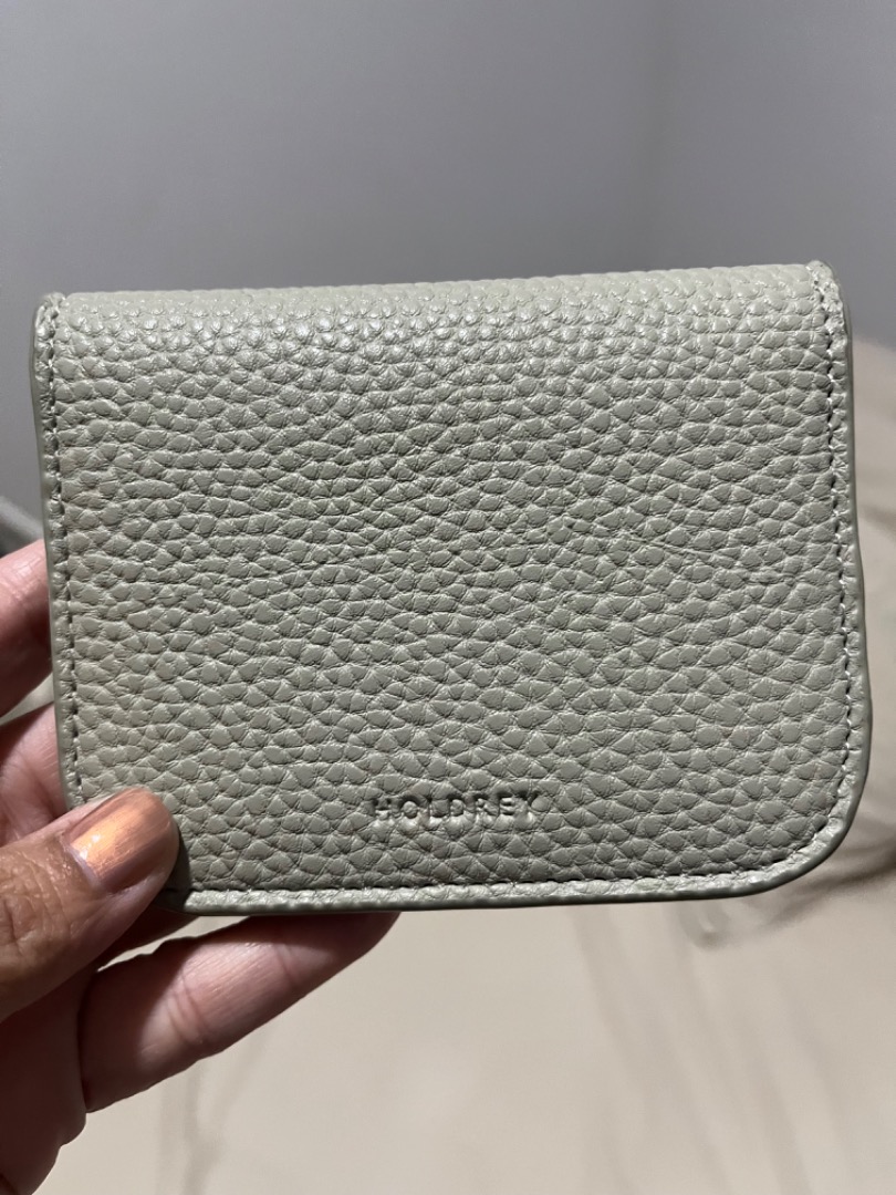 Eva Card Holder in Light Gray, Fesyen Wanita, Tas & Dompet di Carousell