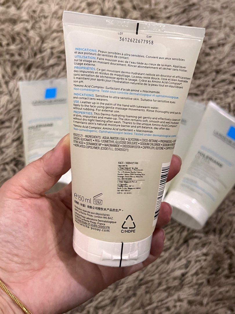 [Expired] La Roche Posay Toleraine Ultra Foaming Gel, Beauty & Personal ...