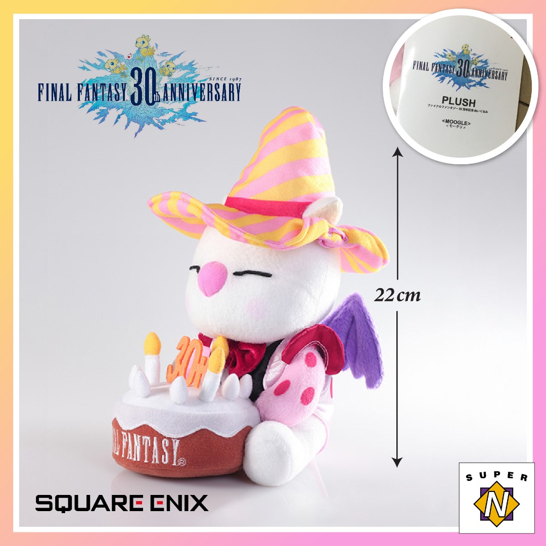 Final Fantasy ~30th Anniversary~ Moogle Plush Toy by Square Enix / 22cm ...