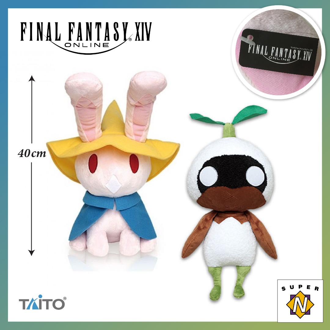 Final Fantasy XIV - Mysidian Rabbit & Mandragora Extra Large Plush Toys ...