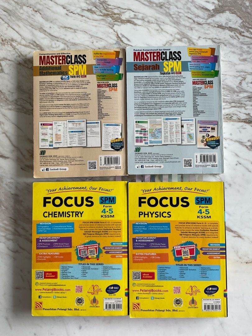 FOCUS SPM Chemistry [Kimia] KSSM Tingkatan 4 & 5 | Pelangi | Buku ...