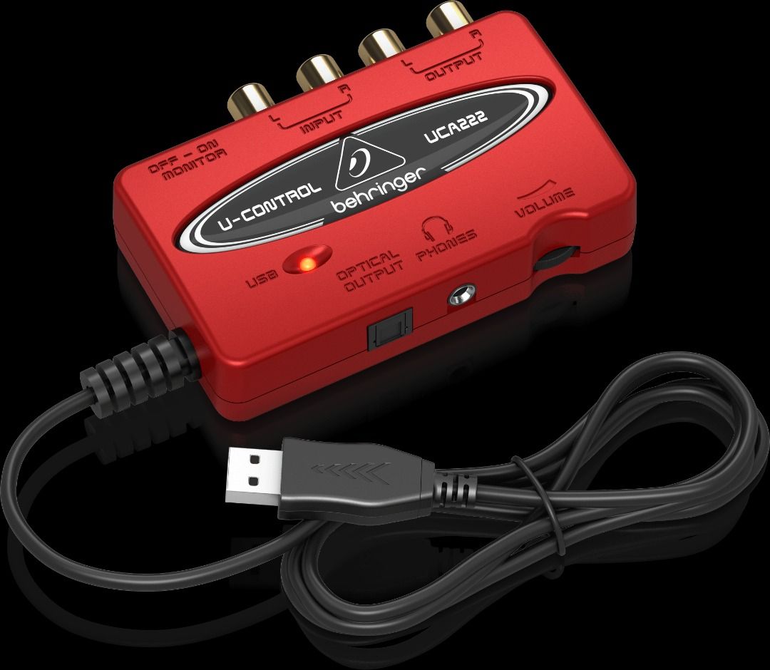FOR SALE! U-CONTROL UCA222 Ultra-Low Latency 2 In/2 Out USB Audio ...