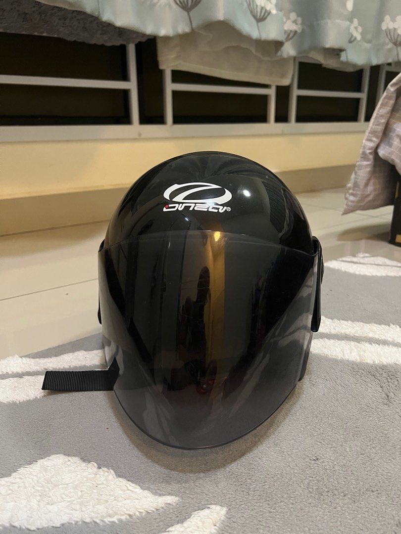 Helmet Hitam Fullface OneCV, Motorbikes on Carousell