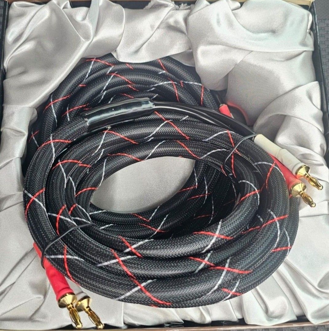 High definition speaker cable 3meter with banana plug, Audio, Other ...