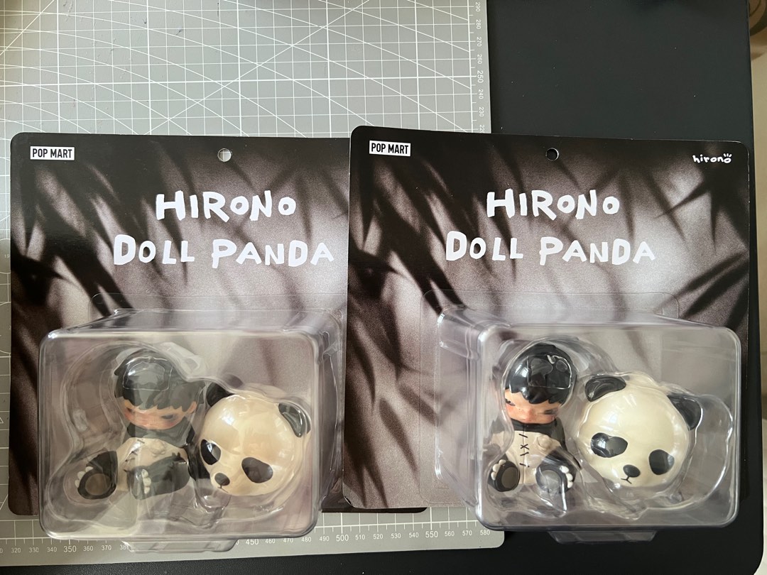 Hirono Panda labubu popmart, Hobbies & Toys, Toys & Games on Carousell