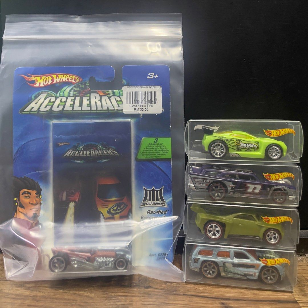 Hotwheels Acceleracers Lot Bassline Power Rage Rollin Thunder Jack ...