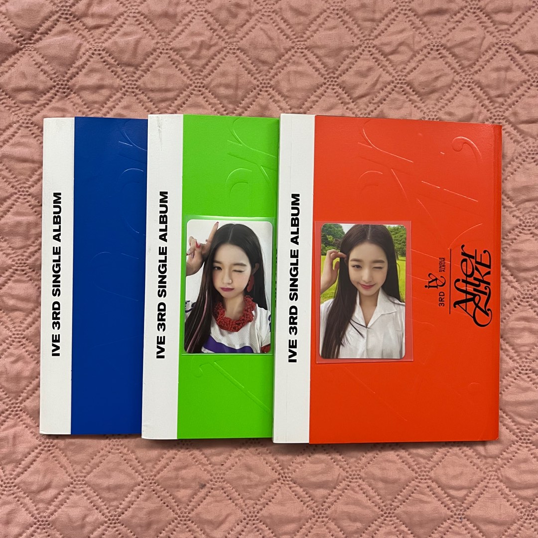 IVE After Like Albums Version 1, 2, and 3, Hobbies & Toys, Memorabilia ...