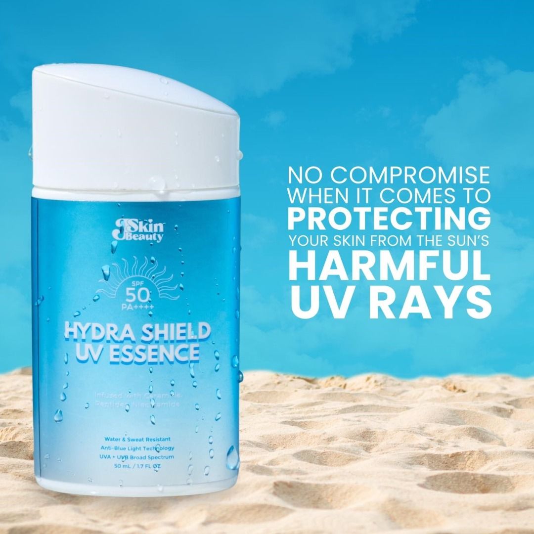 JSkin Beauty Hydra Shield UV Essence SPF 50 PA++++ Water & Sweat ...