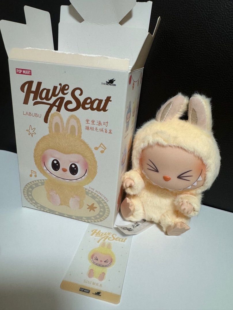V2 Labubu HeHe and SiSi design - Pop Mart The Monsters - Have a Seat ...