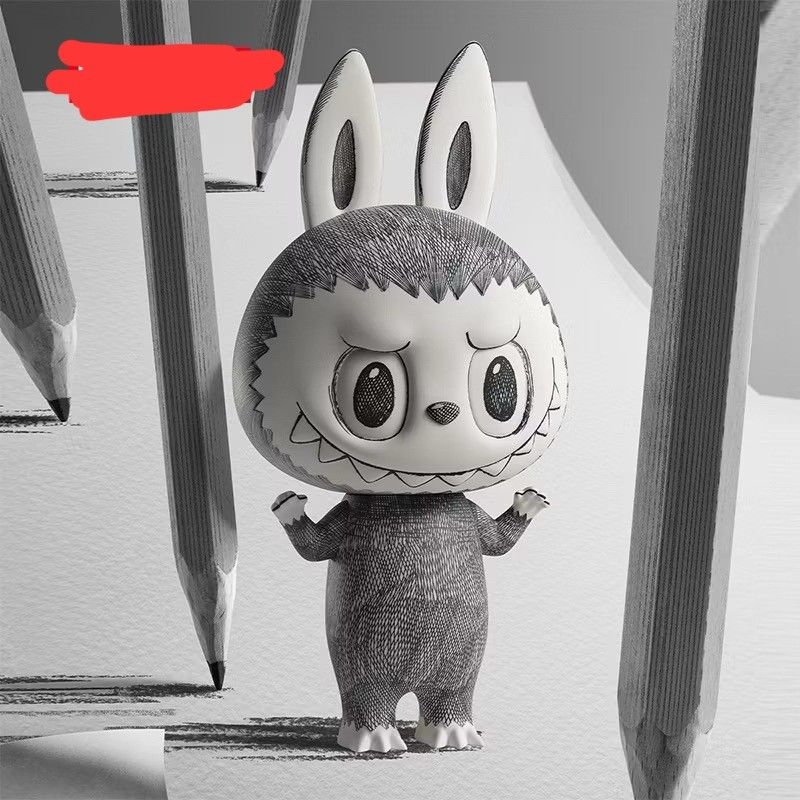 Labubu Sketch 400%, Hobbies & Toys, Toys & Games on Carousell