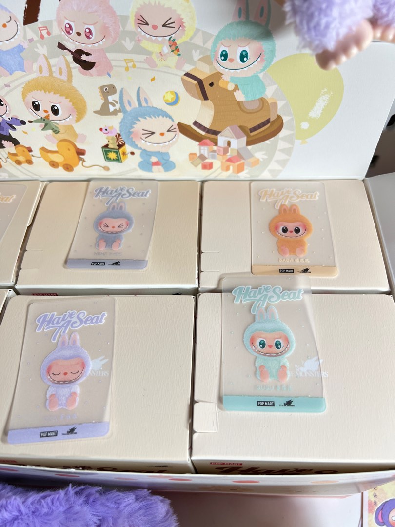 Labubu Version 2 Have s seat Liila Zoo, Hobbies & Toys, Toys & Games on ...