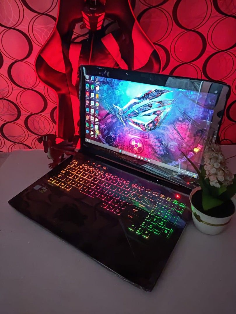 Laptop Gaming Desain Asus ROG STRIX Core i7 Ram 16gb/ssd+hdd Nvidia Gtx ...