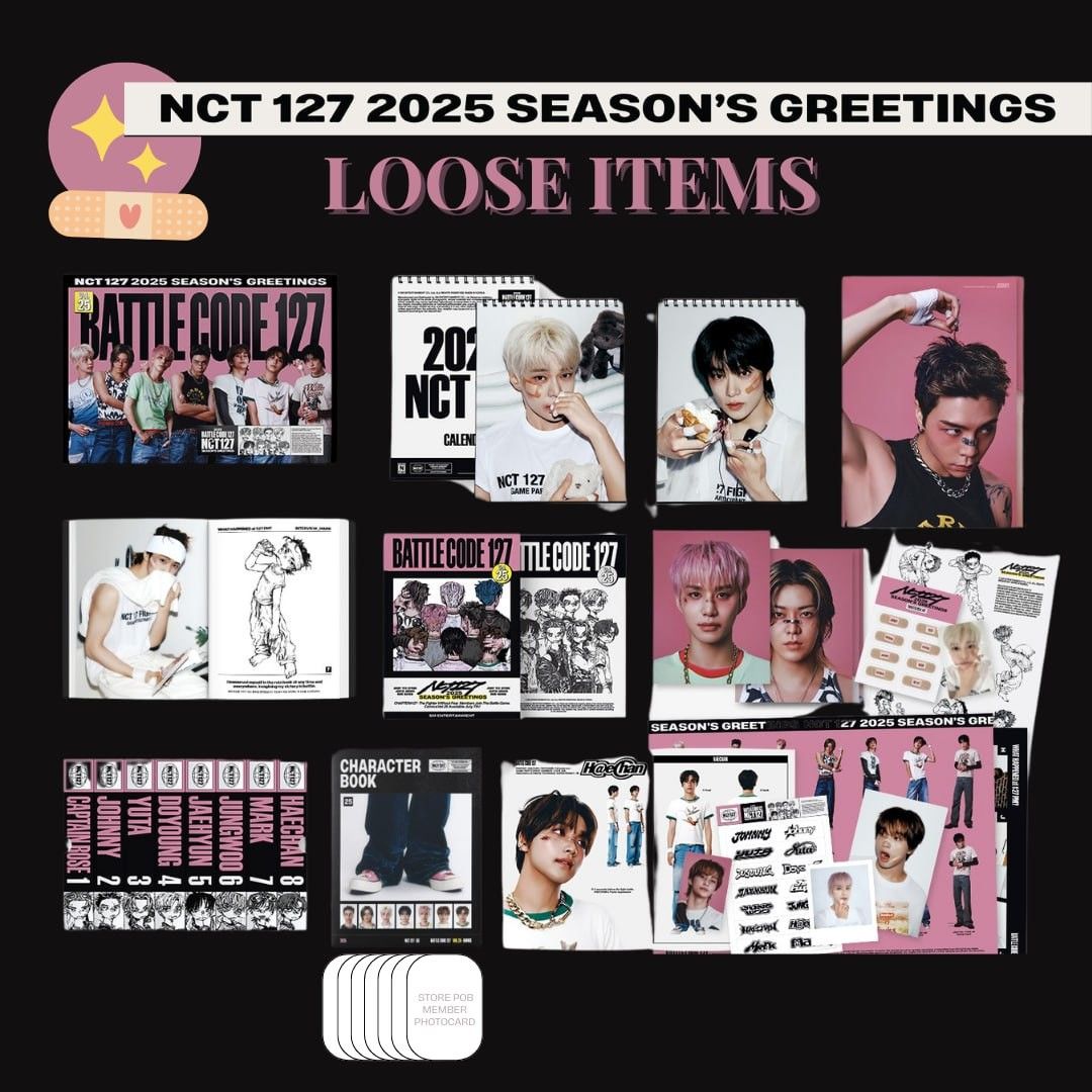 (LOOSE) NCT 127 2025 SEASON GREETING - BATTLE CODE 127 (PRE-ORDER ...