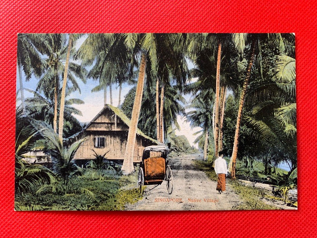 Malaya NATIVE VILLAGE 1910 Postcard, Hobbies & Toys, Collectibles ...