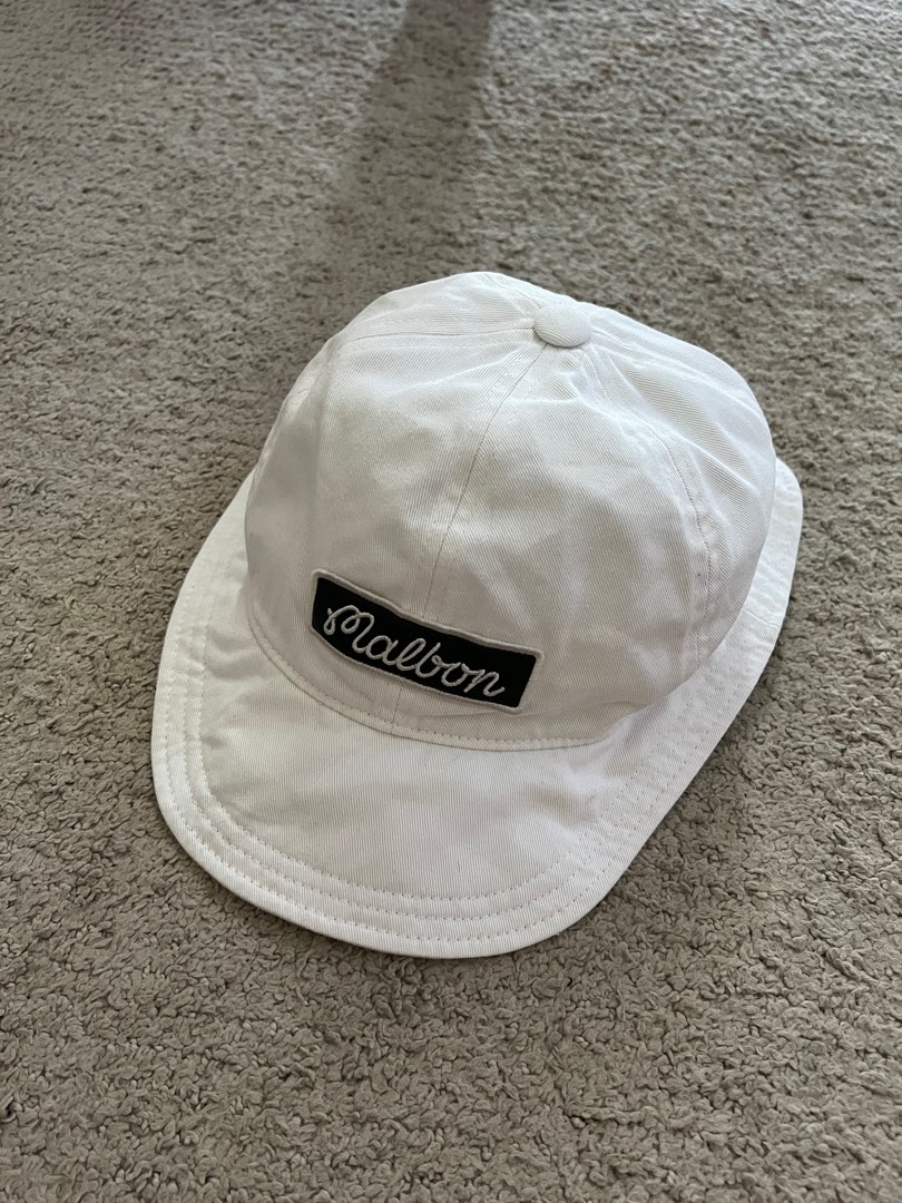 Malbon golf white hat / cap, Men's Fashion, Watches & Accessories, Cap ...