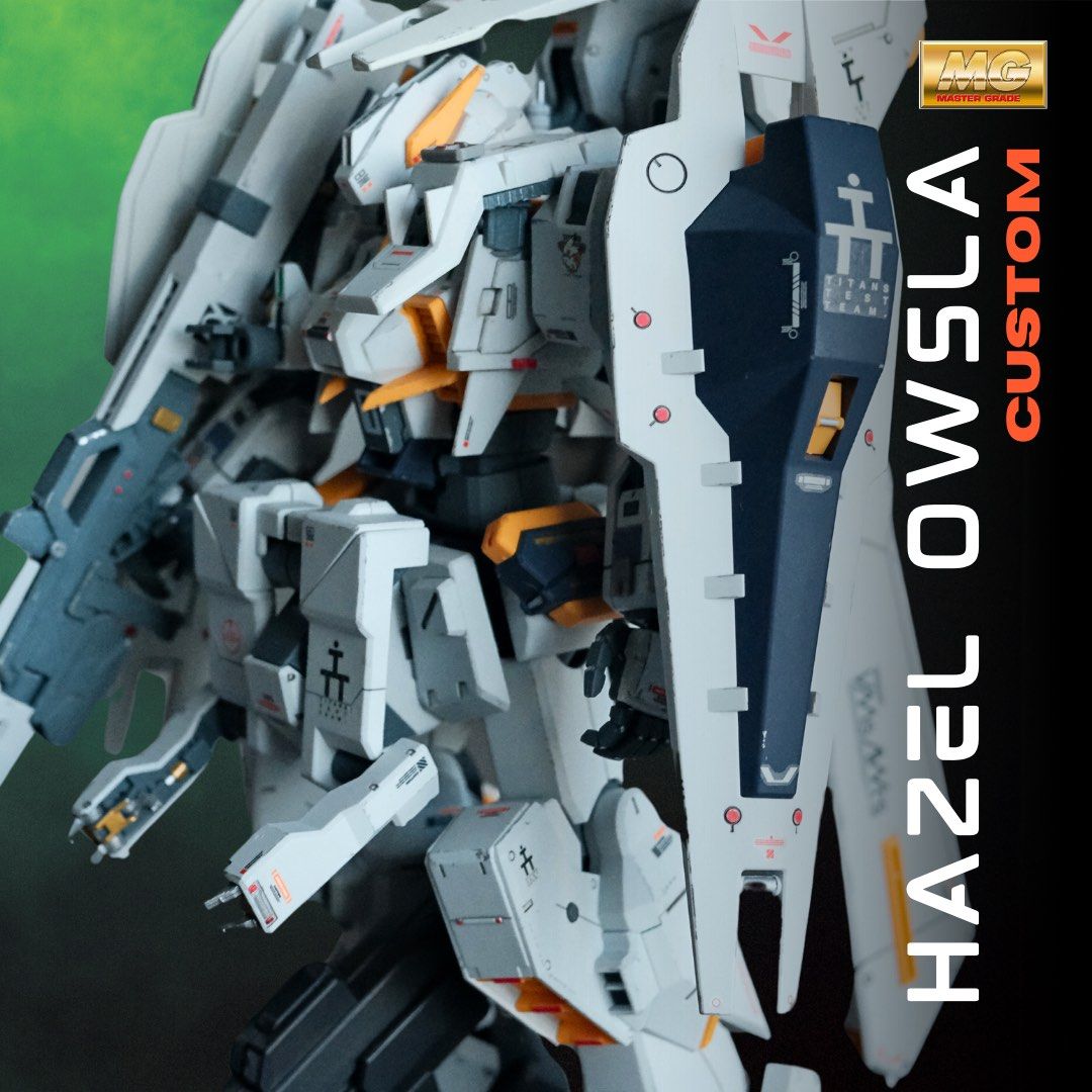 MG 1:100 Gundam Hazel Owsla - Detail Painted, Matt Coated, Decaled ...