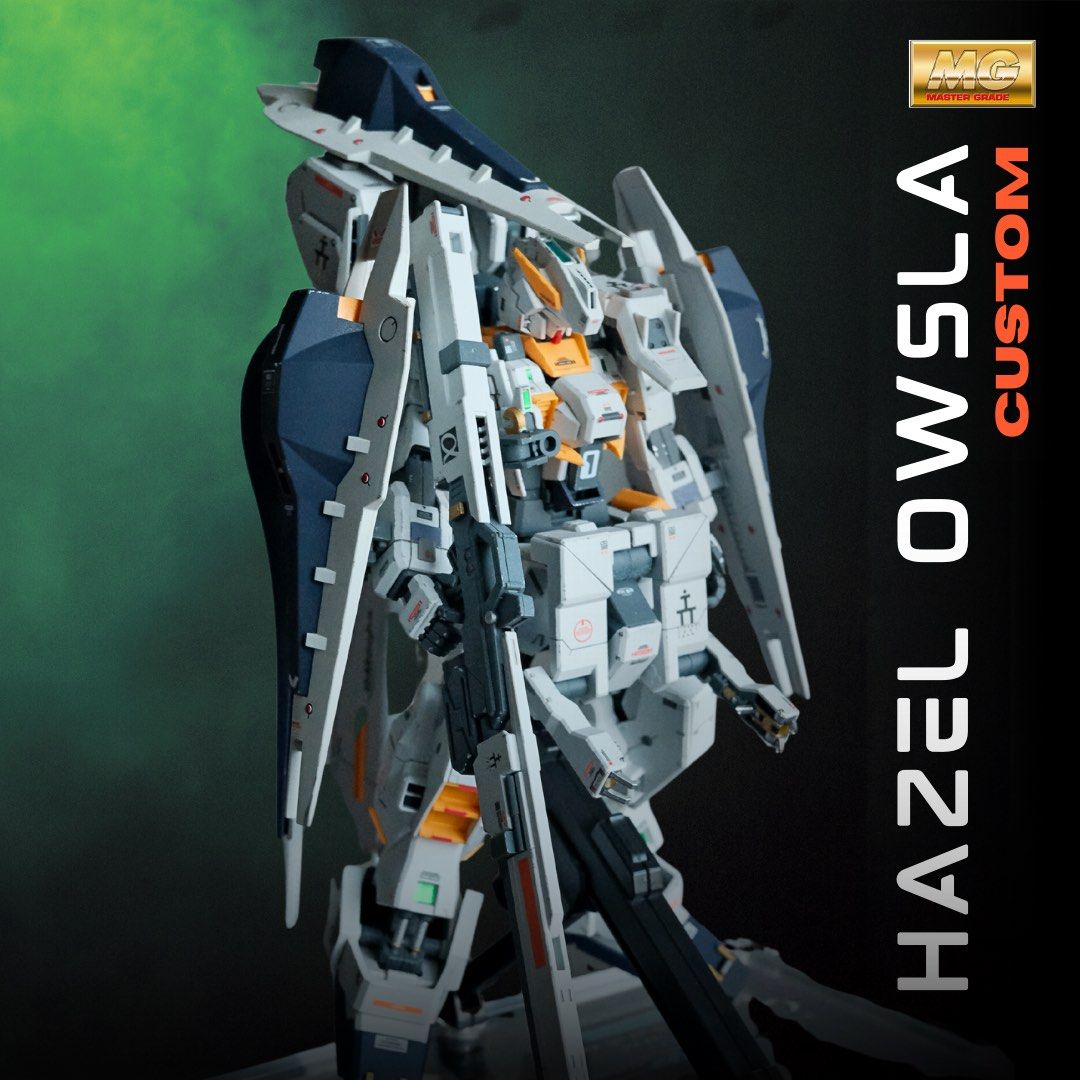 MG 1:100 Gundam Hazel Owsla - Detail Painted, Matt Coated, Decaled ...