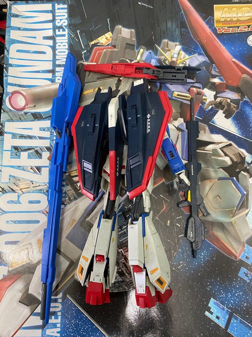 MG2.0 Z Gundam MSZ-006 MK-II RX-178 Super Gundam 已砌 模型 高達, 興趣及遊戲, 玩具 & 遊戲類 - Carousell