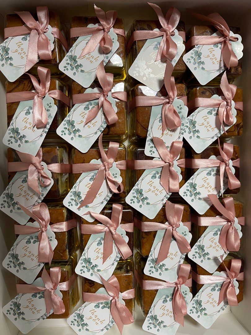 Mini Doorgift Marble Cake on Carousell