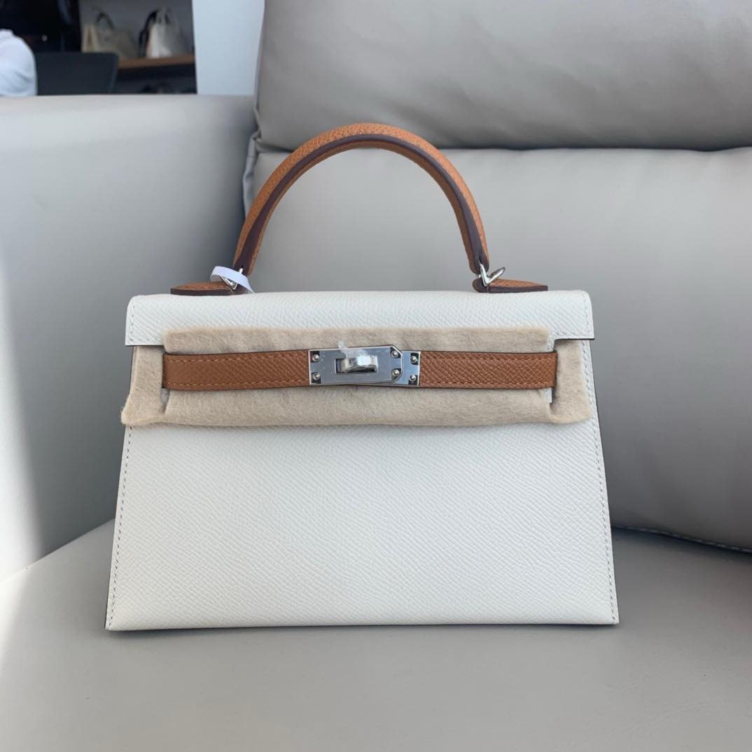 Mini Kelly VIP order Color gold&carie W stamp phw Epsom, 名牌, 手袋及銀包 ...