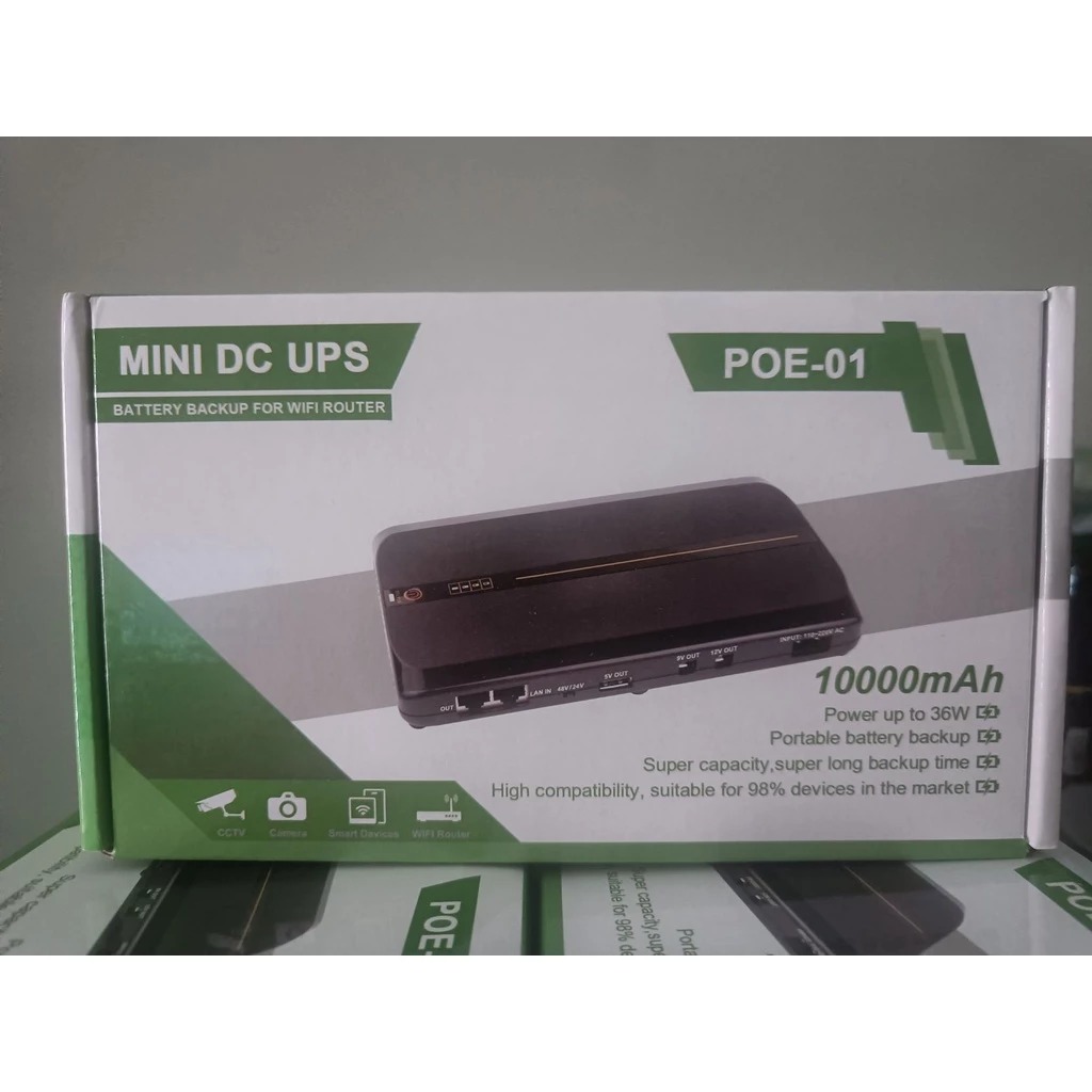 MINI POE UPS for Modems/Routers/CPEs 8800/10000mAh, Photography ...
