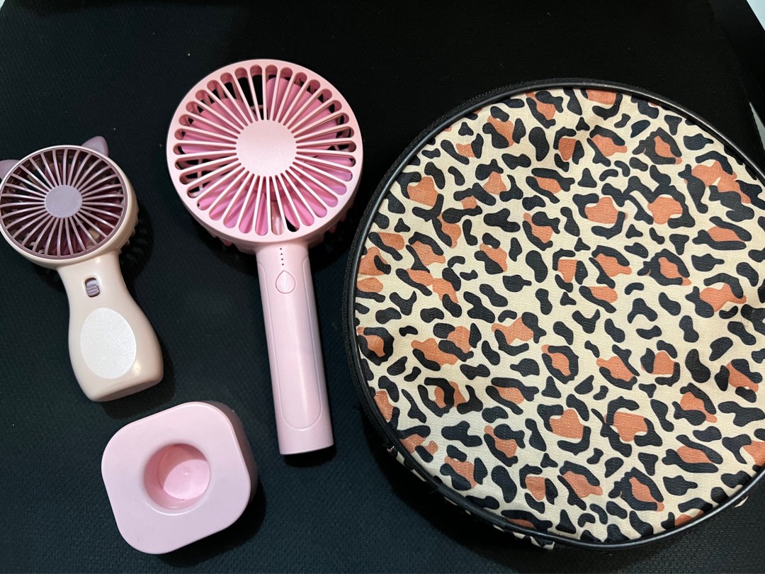 Miniso Handheld Fan with 2 freebies, Furniture & Home Living, Lighting ...