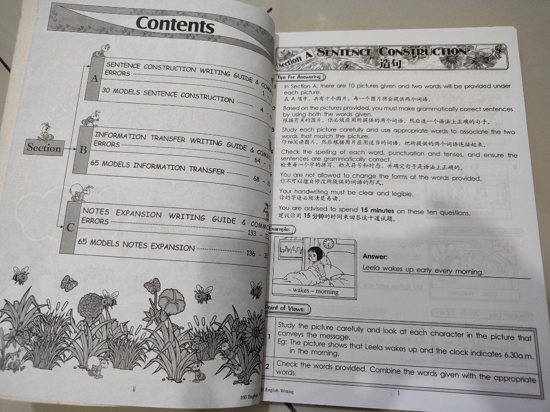 Model UPSR English Writing Skill, Hobbies & Toys, Books & Magazines ...