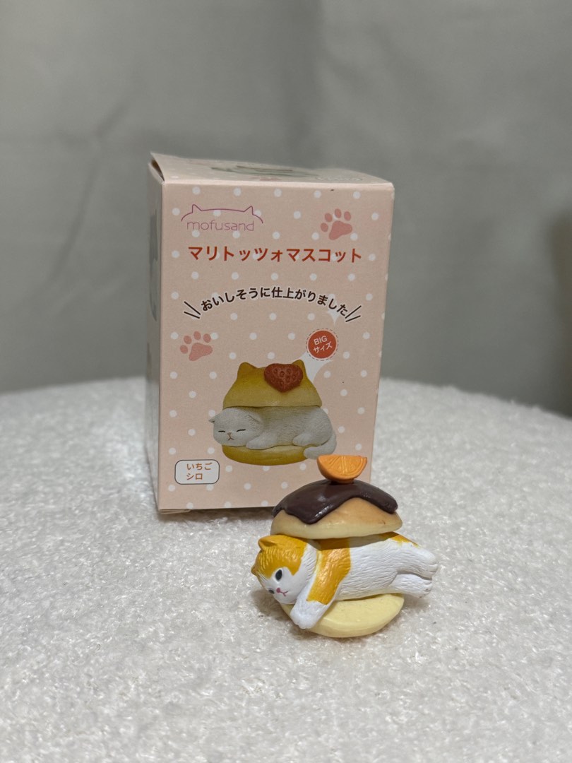 Mofusand Cats Mini Figurine Maritozzo Blind Box (opened), Hobbies & Toys, Toys & Games on Carousell