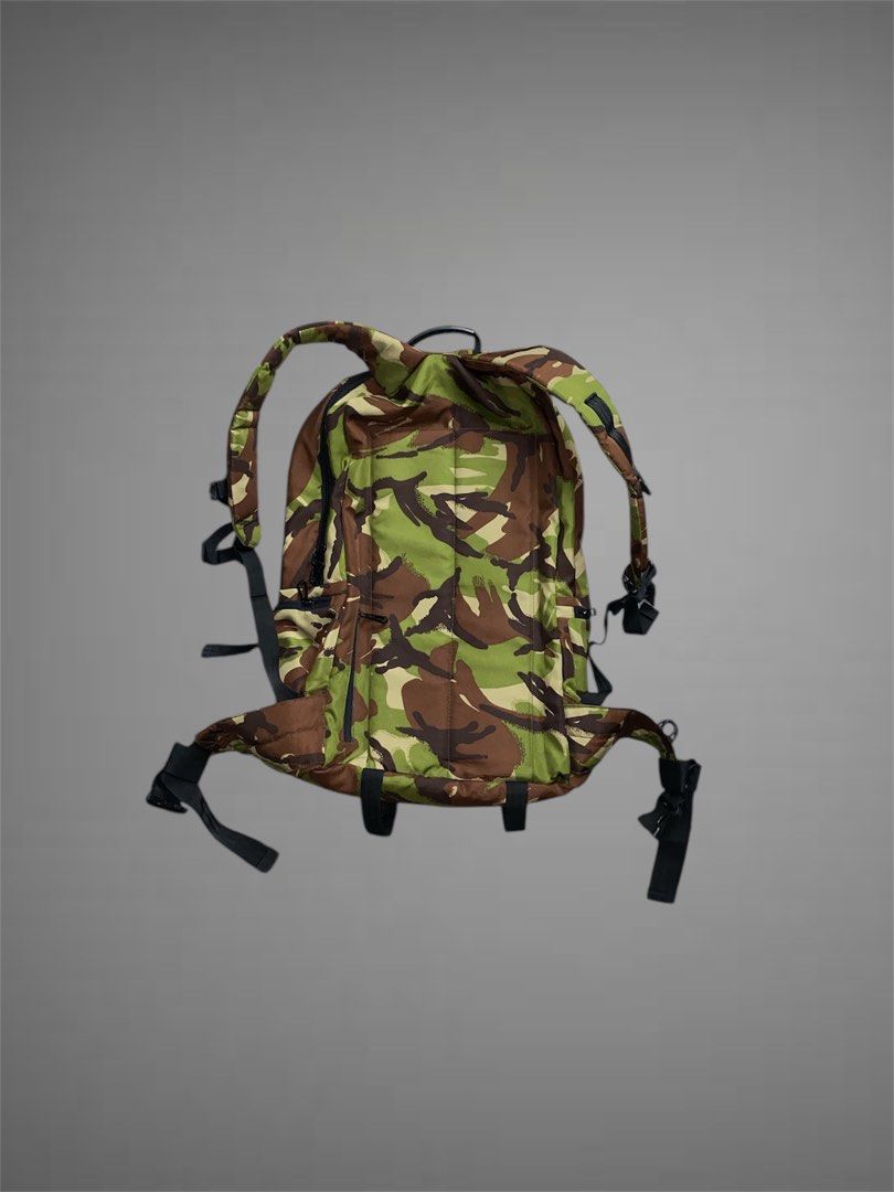 Musou Japan Army Green Camouflage Backpack With Laptop Storage, Men's ...